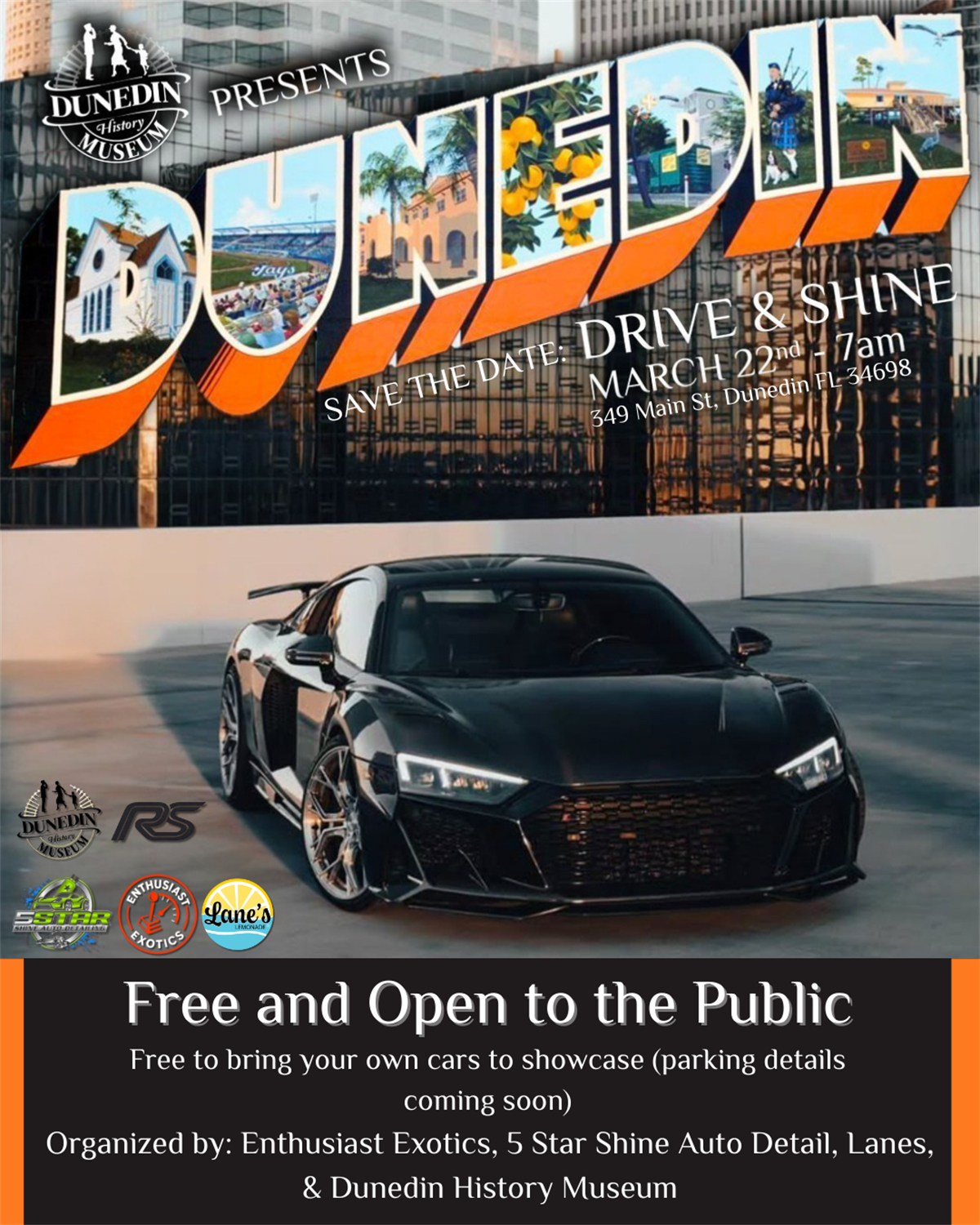 Dunedin Drive and Shine Car Show - City of Dunedin, FL